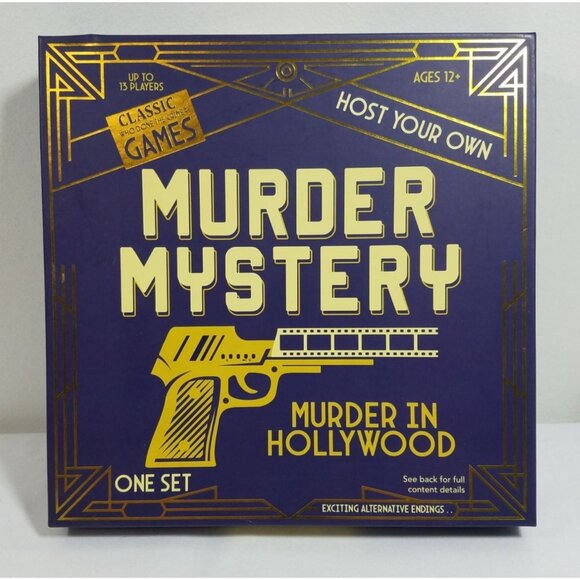 Classic Mystery Games | Toys | Murder Mystery Game Murder In Hollywood ...